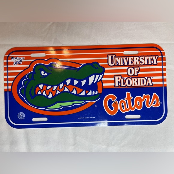 Wincraft | Other | Official University Of Florida Gators License Plate ...